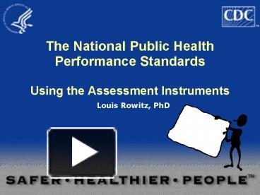 PPT – The National Public Health Performance Standards Using the ...
