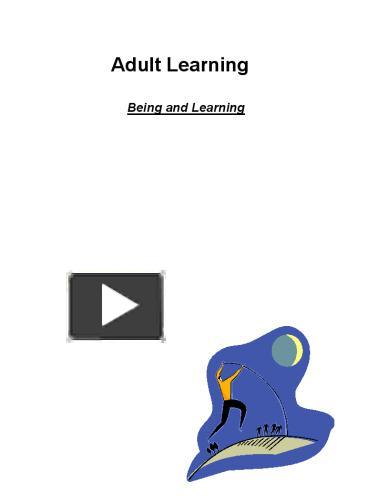 Adult Learning presentation | free to view