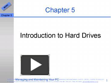 Introduction to Hard Drives presentation | free to view