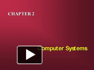 Computer Systems presentation | free to view
