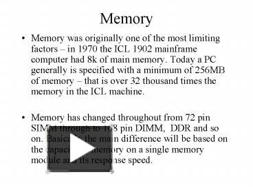 Memory presentation | free to view