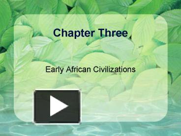 PPT – Chapter Three PowerPoint presentation | free to view - id: 130658 ...