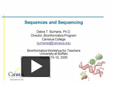 PPT – Sequences and Sequencing PowerPoint presentation | free to view ...