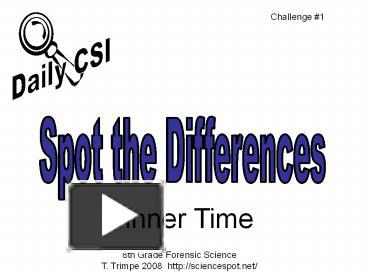 PPT – Dinner Time PowerPoint presentation | free to download - id ...