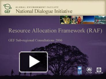 PPT – Resource Allocation Framework RAF PowerPoint presentation | free ...