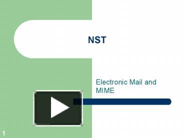 NST presentation | free to view