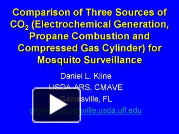 PPT – Comparison of Three Sources of CO2 Electrochemical Generation ...