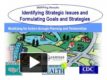 Identifying Strategic Issues and Formulating Goals and Strategies ...