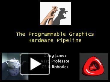 PPT – The Programmable Graphics Hardware Pipeline PowerPoint ...