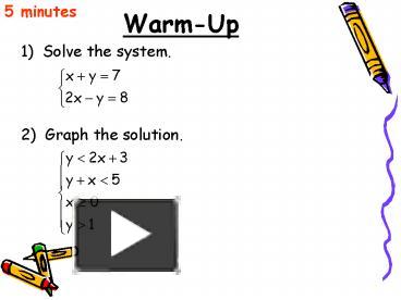 PPT – WarmUp PowerPoint presentation | free to view - id: 132d22-ODMxN