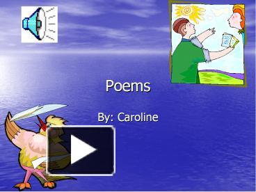Poems presentation | free to view