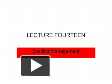 PPT – LECTURE FOURTEEN PowerPoint presentation | free to view - id ...