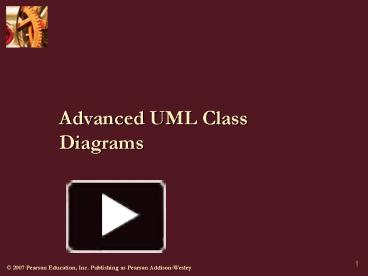 Advanced UML Class Diagrams presentation | free to download