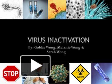 PPT – VIRUS INACTIVATION PowerPoint presentation | free to view - id ...