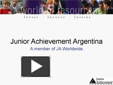 Junior Achievement Argentina presentation | free to view