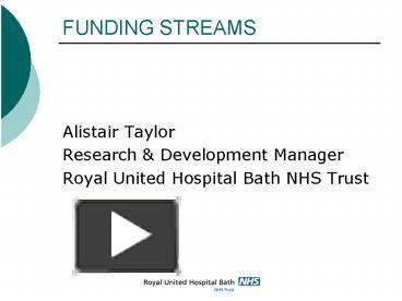 FUNDING STREAMS presentation | free to download