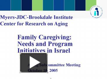 PPT – Family Caregiving: PowerPoint presentation | free to view - id ...
