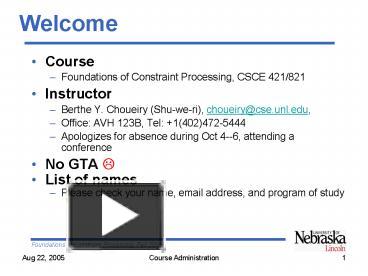 PPT – Course PowerPoint presentation | free to download - id: 133e97-ZjQ2N