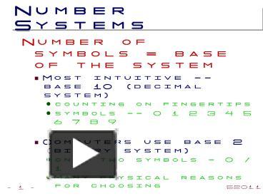 Number Systems presentation | free to download