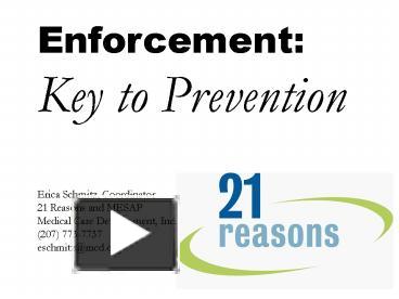 PPT – Enforcement: PowerPoint presentation | free to view - id: 134e12 ...