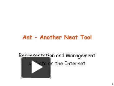 PPT – Ant PowerPoint presentation | free to download - id: 1353fc-ZThmN