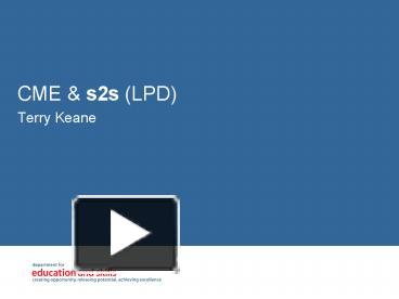 PPT – CME PowerPoint presentation | free to view - id: 1354fb-NzFiN