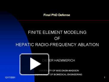 Final PhD Defense presentation | free to view