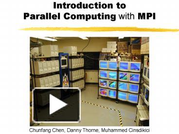 PPT – Introduction to Parallel Computing with MPI PowerPoint ...