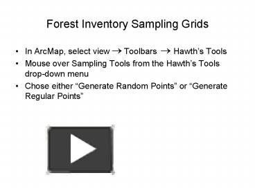 PPT – Forest Inventory Sampling Grids PowerPoint presentation | free to ...