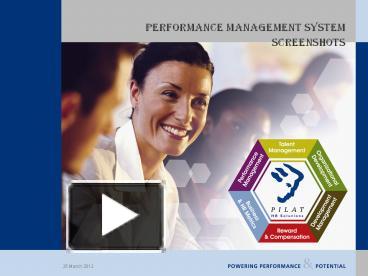 PPT – Performance Management System Screenshots PowerPoint presentation ...