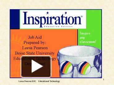 PPT – Job Aid PowerPoint presentation | free to view - id: 137369-NWU4O