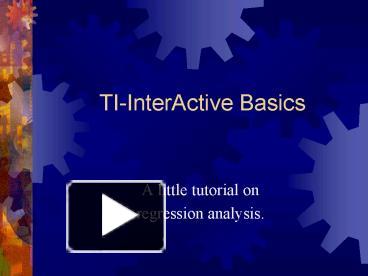 PPT – TIInterActive Basics PowerPoint presentation | free to view - id ...