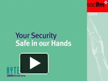 PPT – Brief Introduction to BS7799 PowerPoint presentation | free to ...