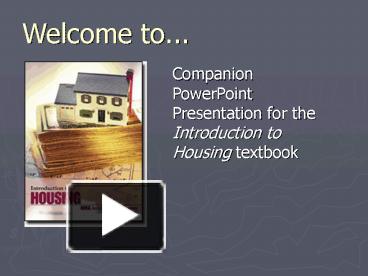 Housing Affordability presentation | free to view