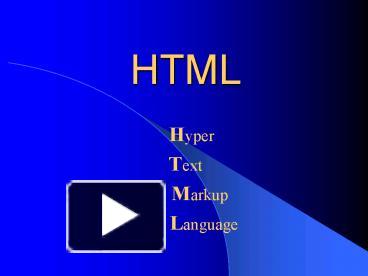 PPT – HTML PowerPoint presentation | free to view - id: 13914f-ZDY2Y