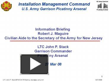 Information Briefing presentation | free to view