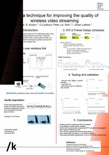 Affiliation presentation | free to download
