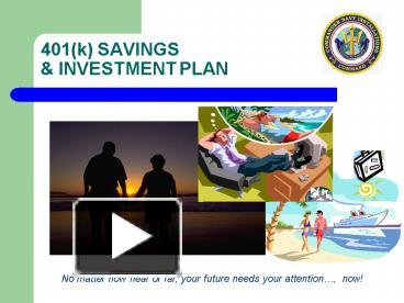 401k SAVINGS presentation | free to view