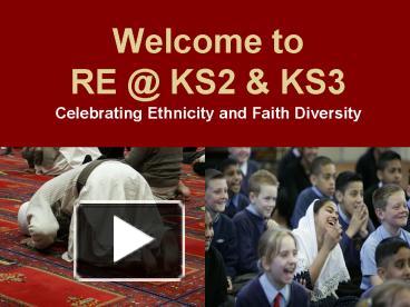Welcome to RE KS2 presentation | free to view