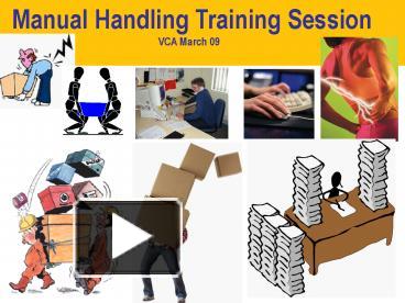 Manual Handling Training Session VCA March 09 presentation | free to view