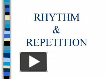 RHYTHM presentation | free to download
