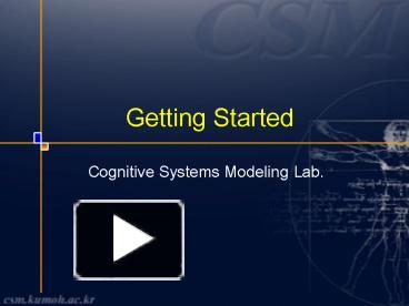 PPT – Getting Started PowerPoint presentation | free to view - id ...