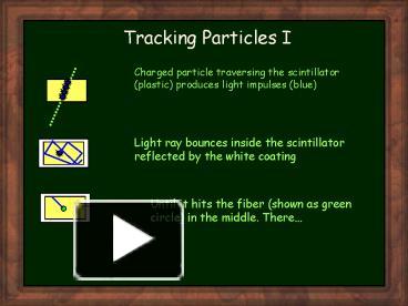 PPT – Tracking Particles I PowerPoint presentation | free to download ...