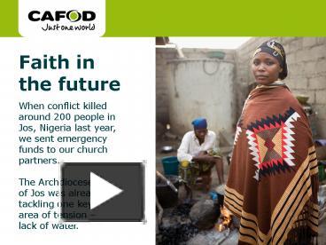 PPT – CAFOD PowerPoint PowerPoint presentation | free to view - id ...