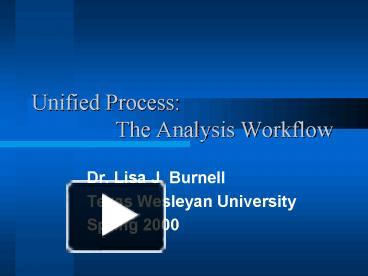 PPT – Unified Process: The Analysis Workflow PowerPoint presentation ...
