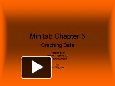 PPT – Minitab Chapter 5 PowerPoint presentation | free to view - id ...