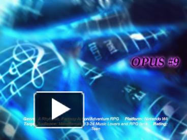 Opus presentation | free to view
