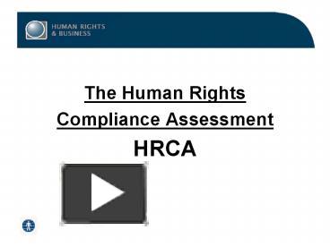 The Human Rights presentation | free to view