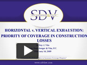 PPT – HORIZONTAL v. VERTICAL EXHAUSTION: PowerPoint presentation | free ...