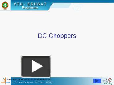 DC Choppers presentation | free to view